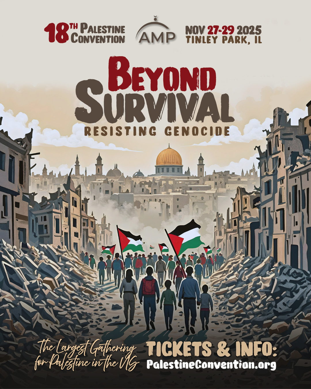 Join thousands in Chicago for AMP’s 18th Palestine Convention | AMP
