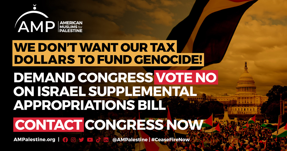 We don’t want our tax dollars to fund genocide! | AMP