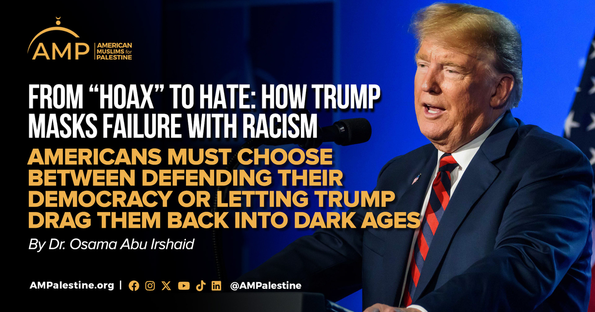 From “Hoax” to Hate: How Trump Masks Failure with Racism | AMP