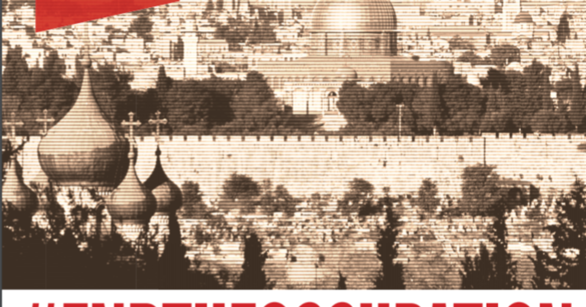 End Occupation Poster | AMP